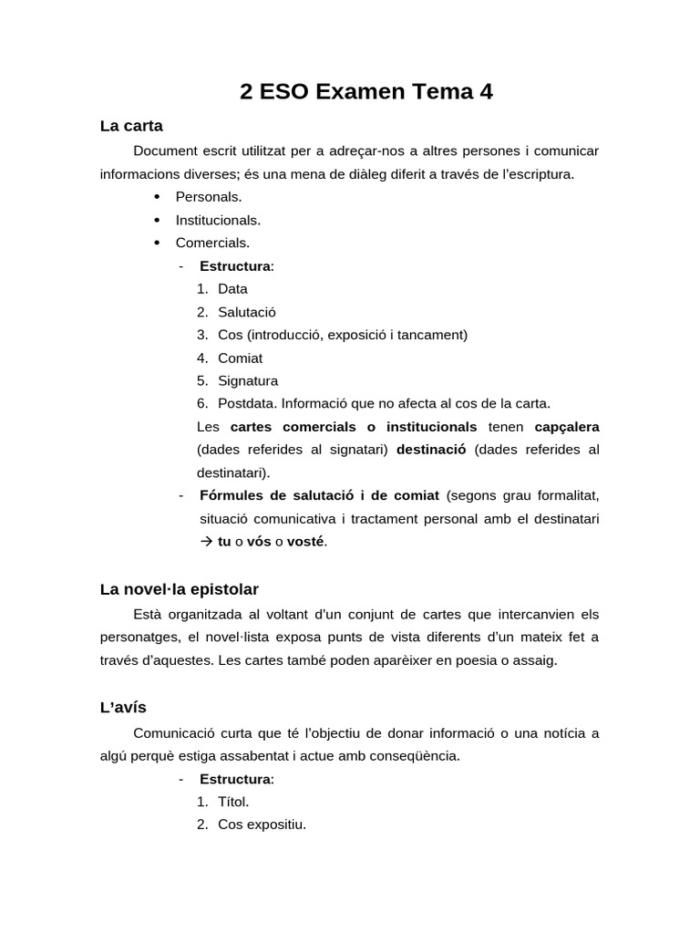 2 ESO Examen Tema 4 | PDF