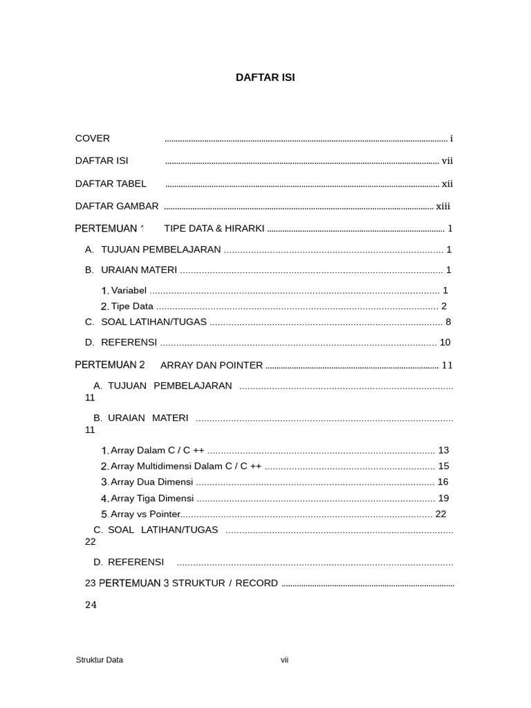 Modul-1 Struktur Data | PDF