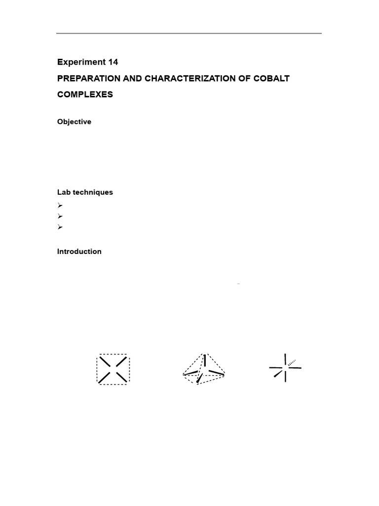[Co(en)2Cl2]Cl | PDF | Coordination Complex | Ligand