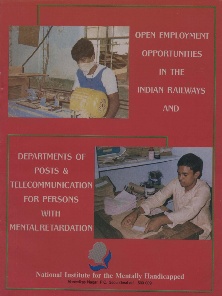 31 Open Employment Opportunities in The Indian Railways | PDF | Crane ...