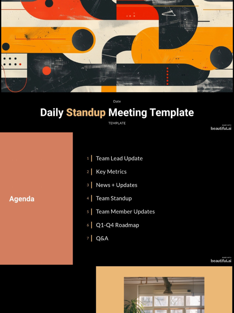 Beautiful - Ai - Daily Standup Meeting Template | PDF