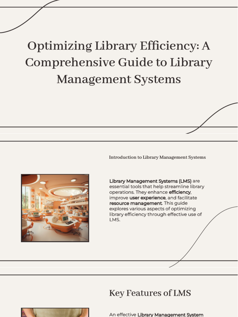 Slidesgo Optimizing Library Efficiency A Comprehensive Guide To Library Management Systems ...