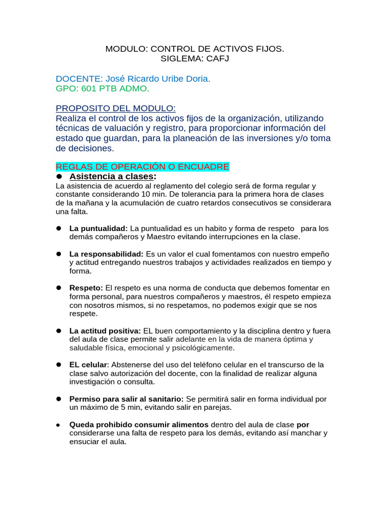 Presentacion Modulo Cafj | PDF | Comportamiento | Conceptos psicologicos