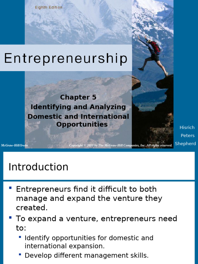 Chap005 Identifying and Analyzing Domestic and International ...