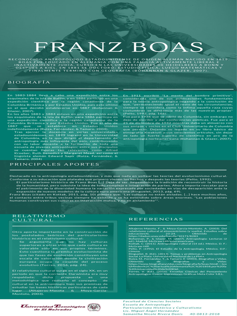 Franz Boas | PDF | Antropología | Franz Boas