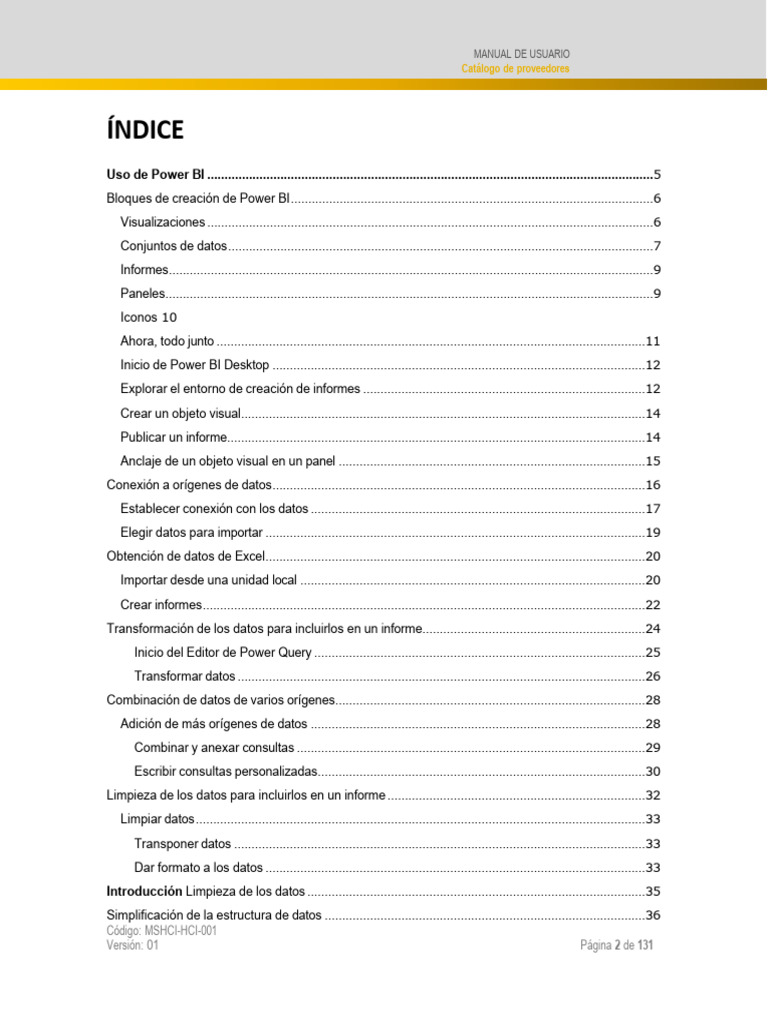 AFICFN-M02 Manual de Usuario Power BI-291072-1-Páginas | PDF | Microsoft Excel | Archivo de ...