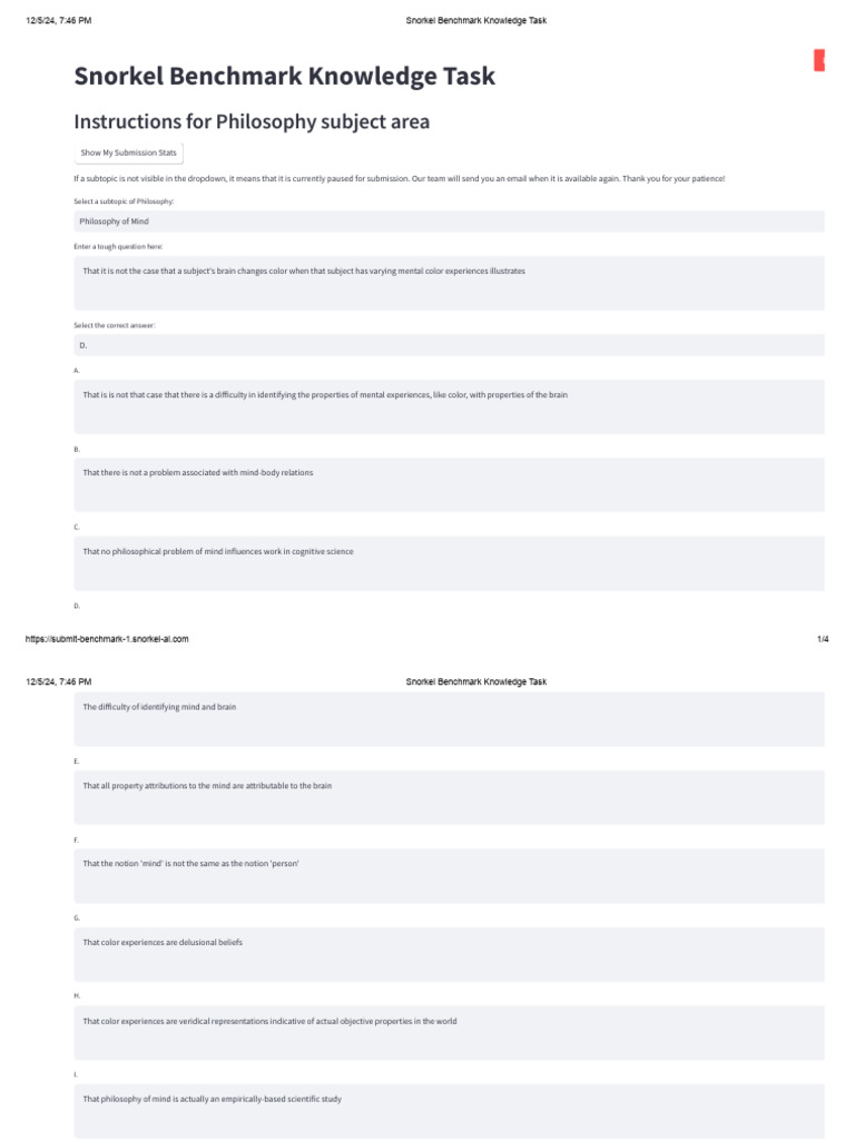 Snorkel Benchmark Knowledge Task not hard enough phil | PDF | Mind | Knowledge
