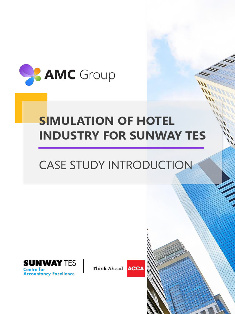 Hotel Industry Simulation Case Study | PDF | Brand | Financial Statement