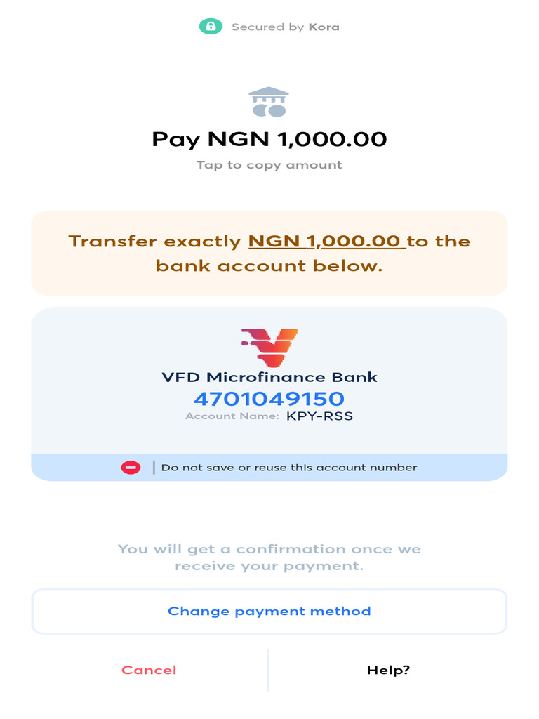 Korapay Checkout | PDF