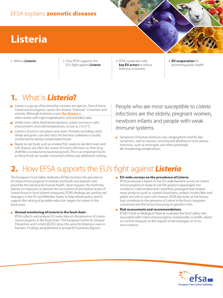 Fact Sheet Listeria 2014 En | PDF | Medical Specialties