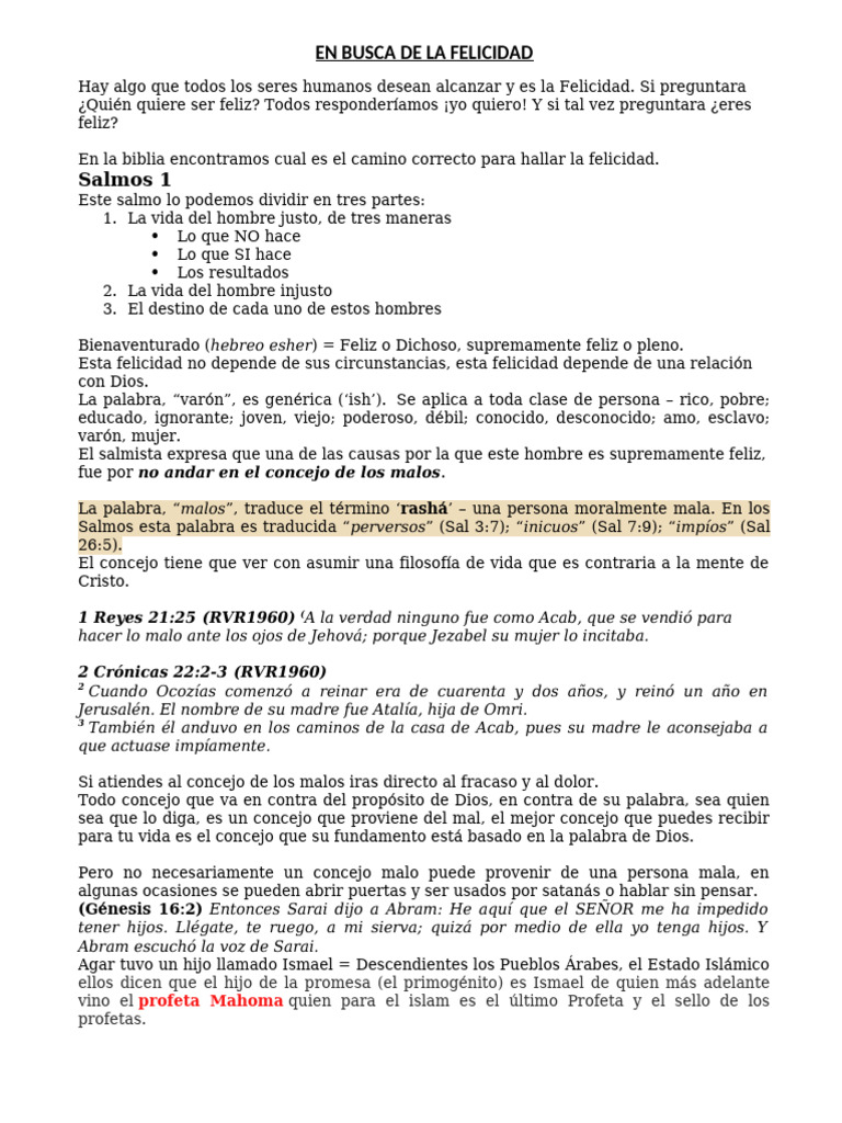 En Busca de La Felicidad | PDF | Ismael | Abrahán