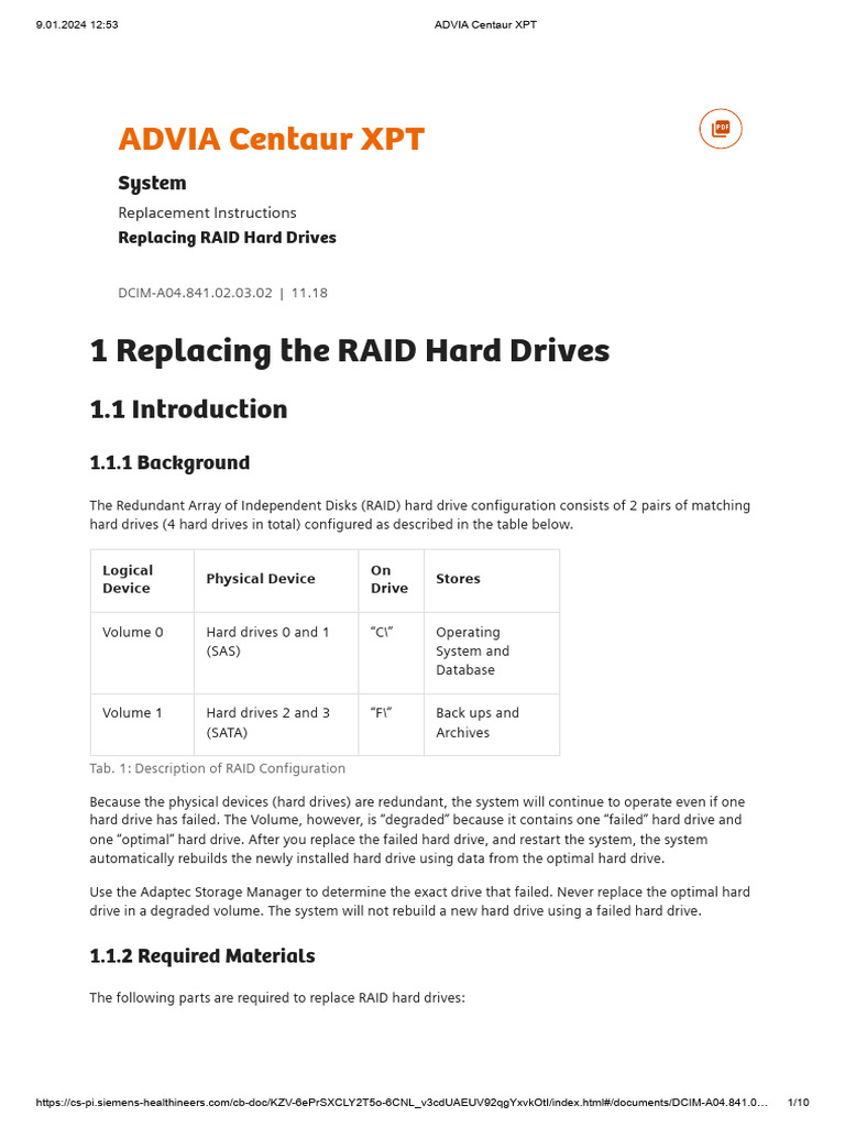 ADVIA Centaur XPT | PDF | Hard Disk Drive | Computing