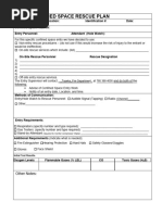 Confined Space Rescue Plan Template | PDF | Emergency | Emergency ...