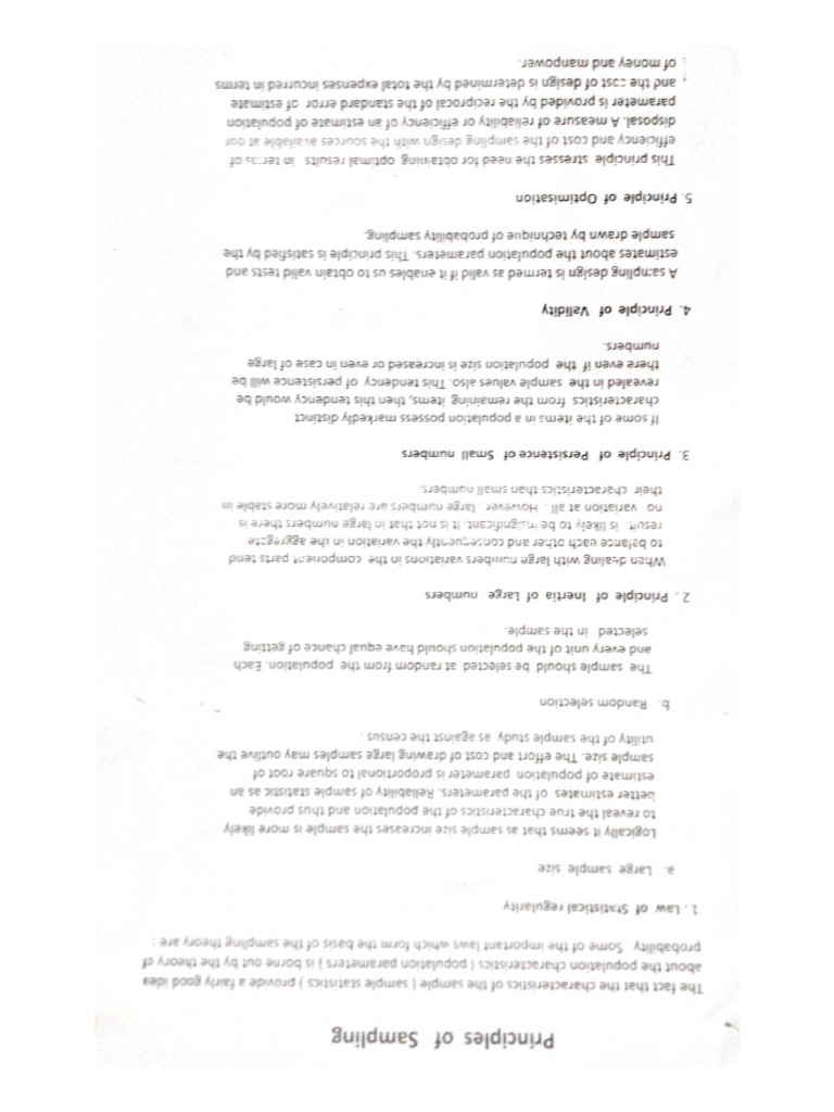 Principles of Sampling | PDF Principles of Sampling | PDF