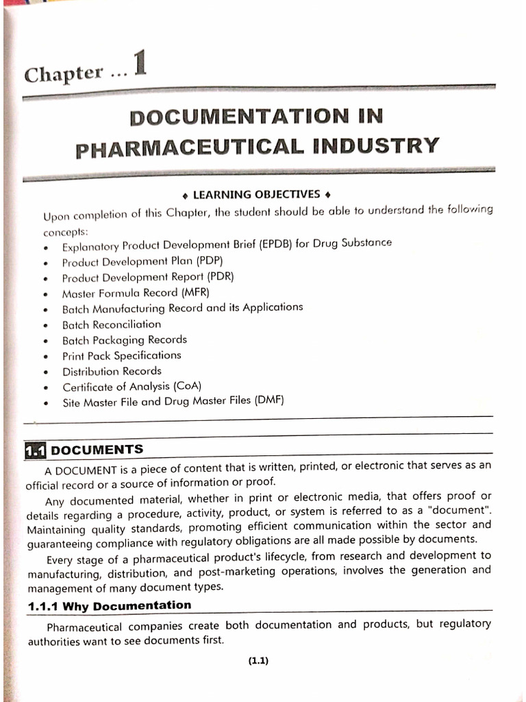 Documentation and Regulatory Writing | PDF
