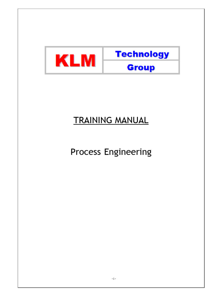 Process Engineering Training Guide | PDF | Chemical Engineering ...