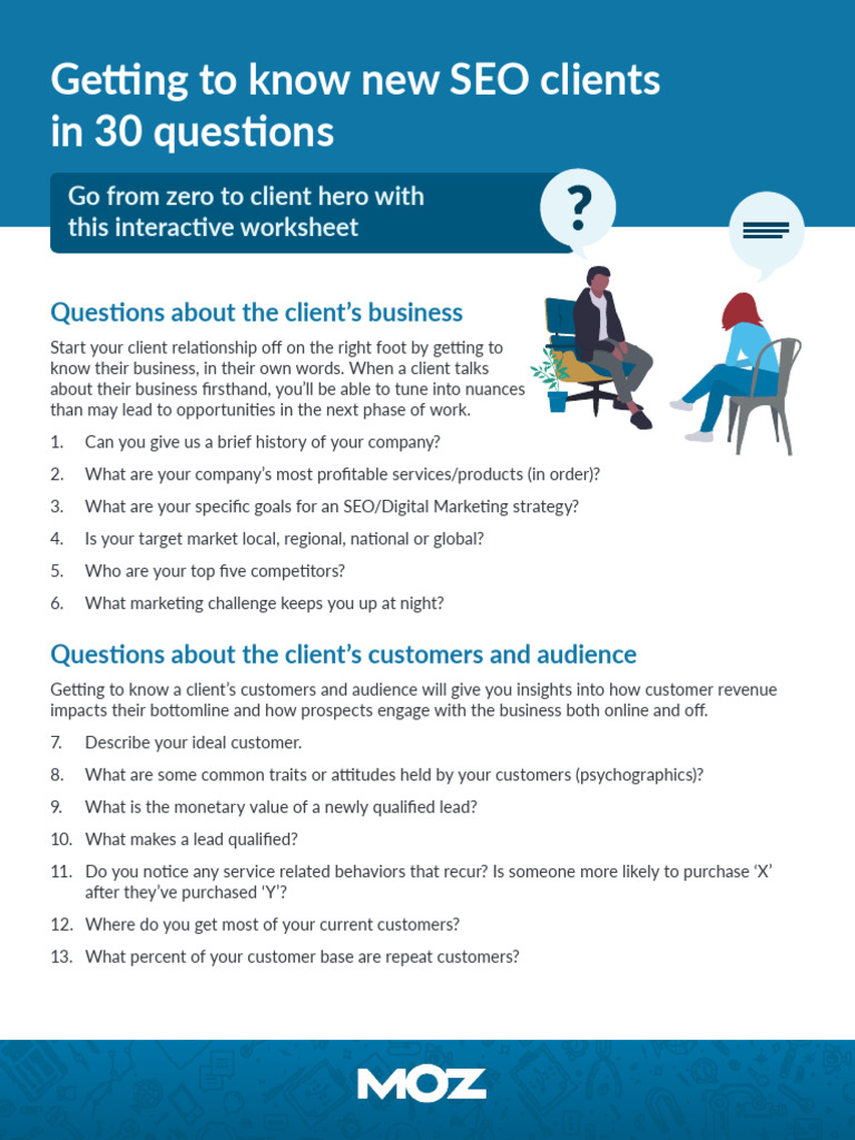 Getting To Know Your SEO Clients | PDF | Search Engine Optimization ...