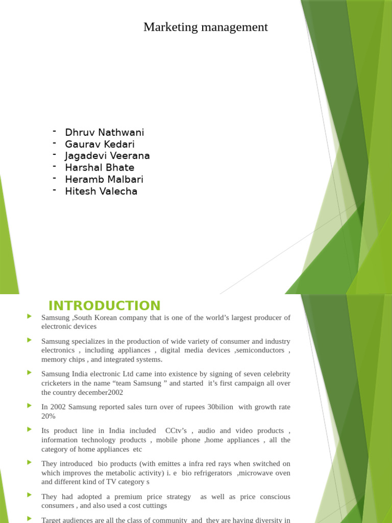 MKT Case Study | PDF | Samsung | Smartphone