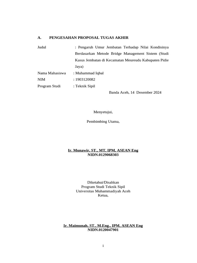 Proposal Muhammad Iqbal Lengkap Rev | PDF