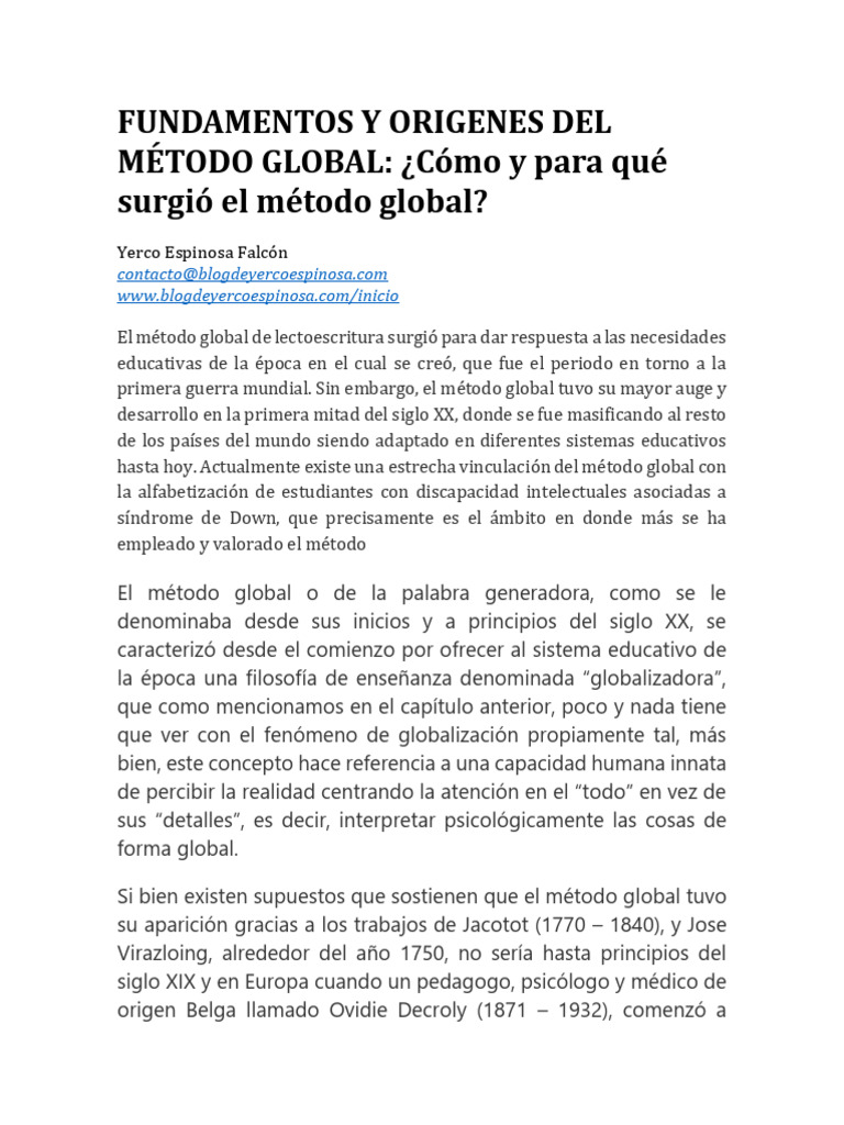 Articulo 1 | PDF | Enseñando | Literatura