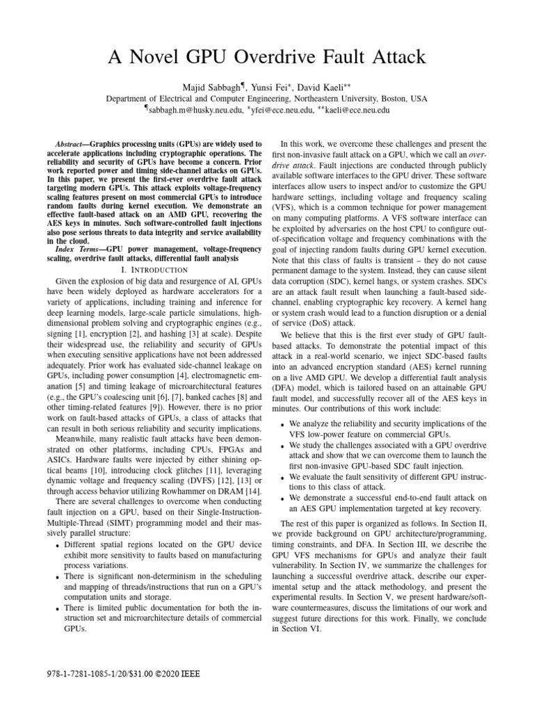 PPT Paper | PDF | Graphics Processing Unit | Computing