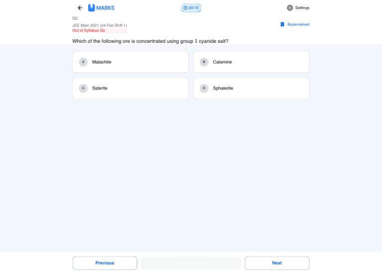 Bucket Questions - MARKS App | PDF
