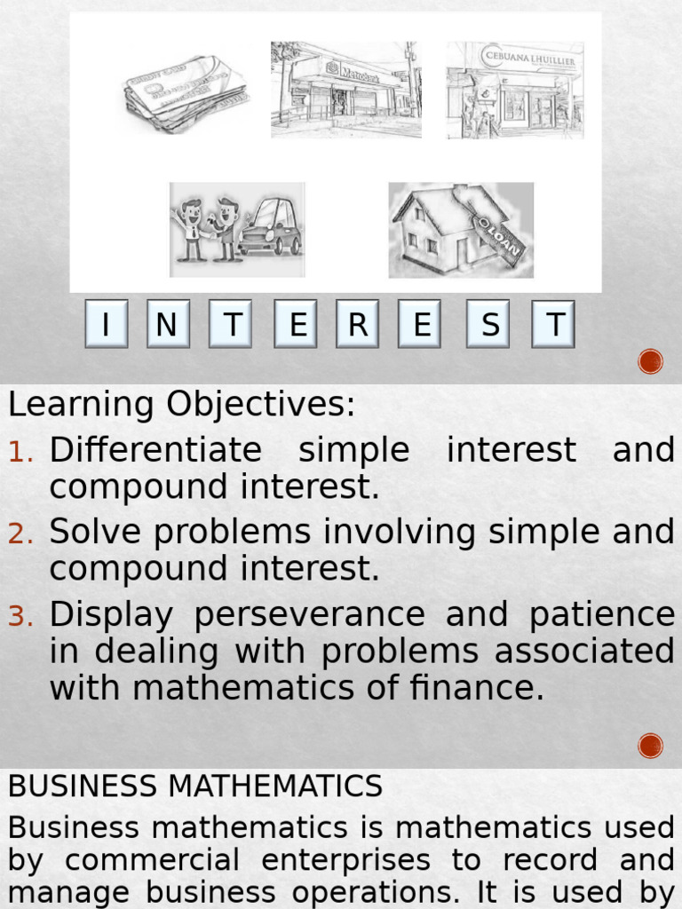 Genmath Second Quarter | PDF | Interest | Compound Interest