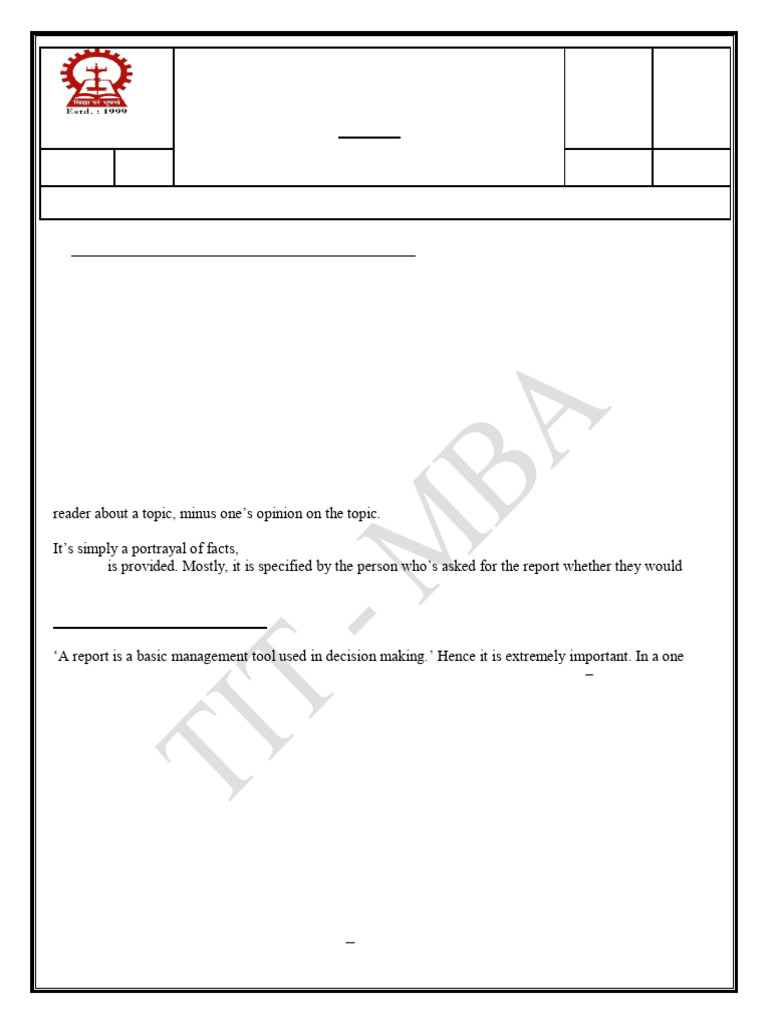 UNIT 5 Communication Skills- Report Writing | PDF | Telecommunications ... UNIT 5 Communication Skills- Report Writing | PDF | Telecommunications ...