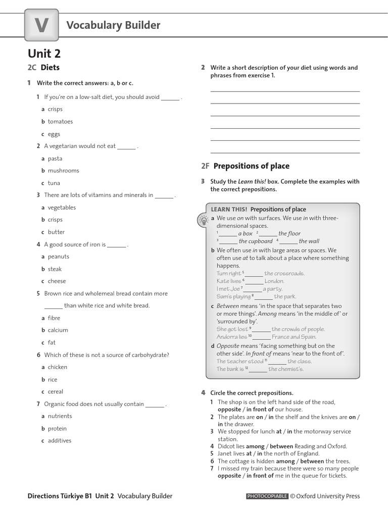 Unit_2 | PDF | Foods | Nutrition