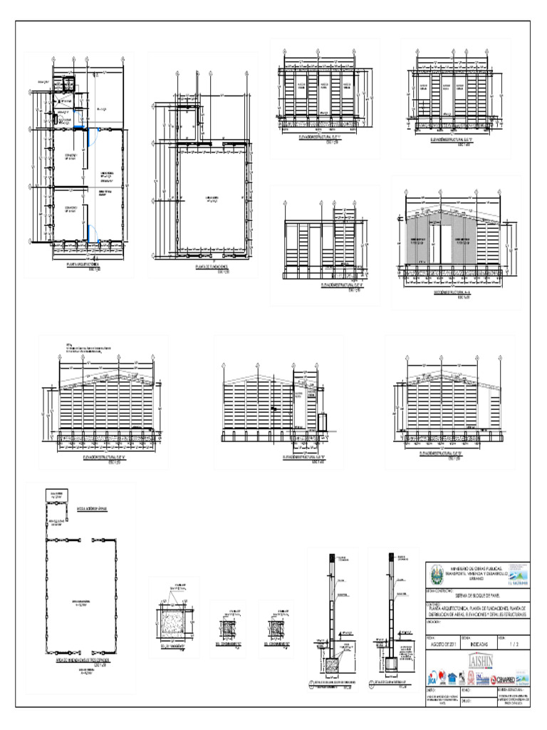 Bloque Panel - Arquitectónico | PDF