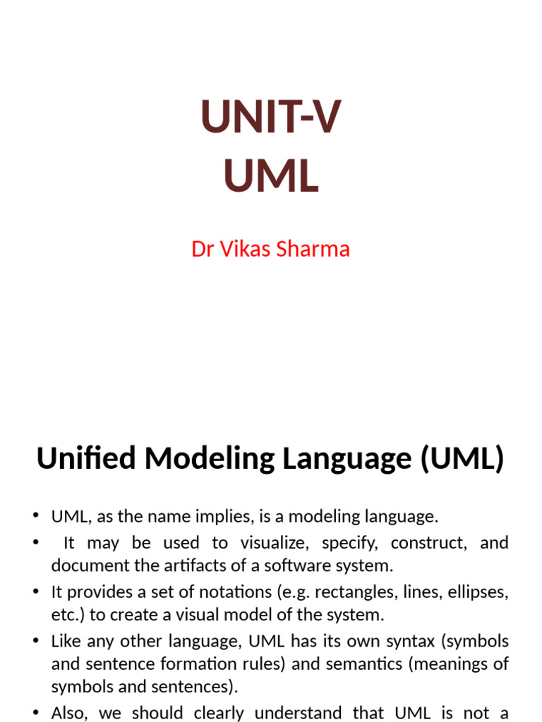 Unit 5 | PDF | Unified Modeling Language | System