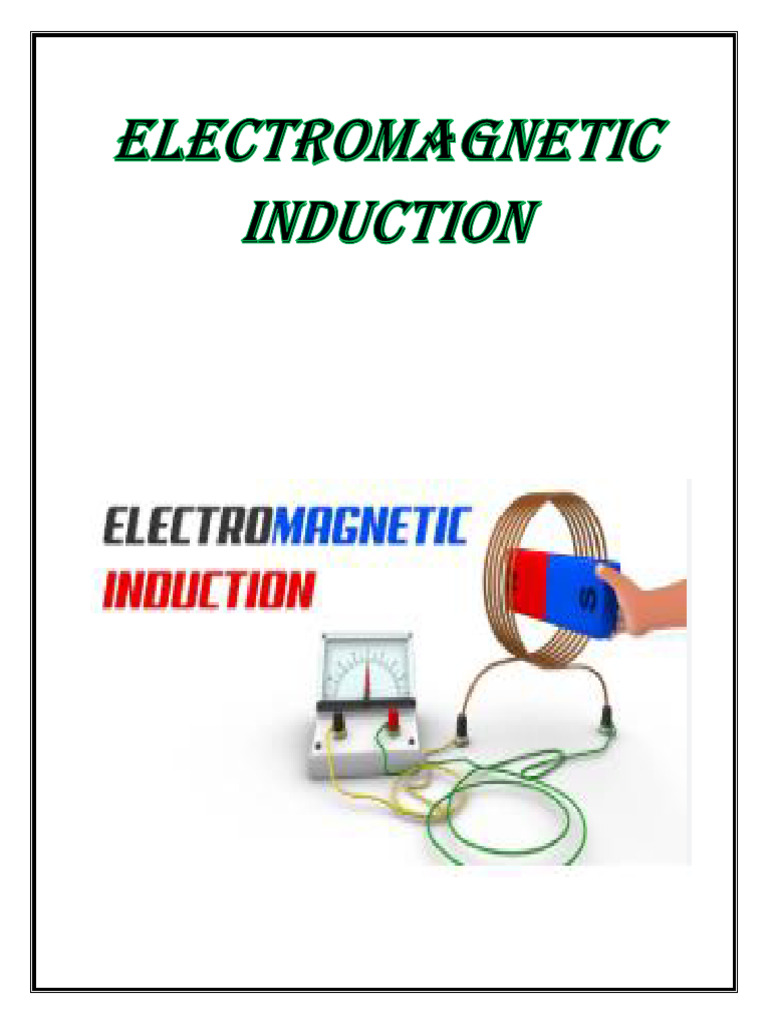 Electromagnetic Induction 012 | PDF | Electromagnetic Induction ...