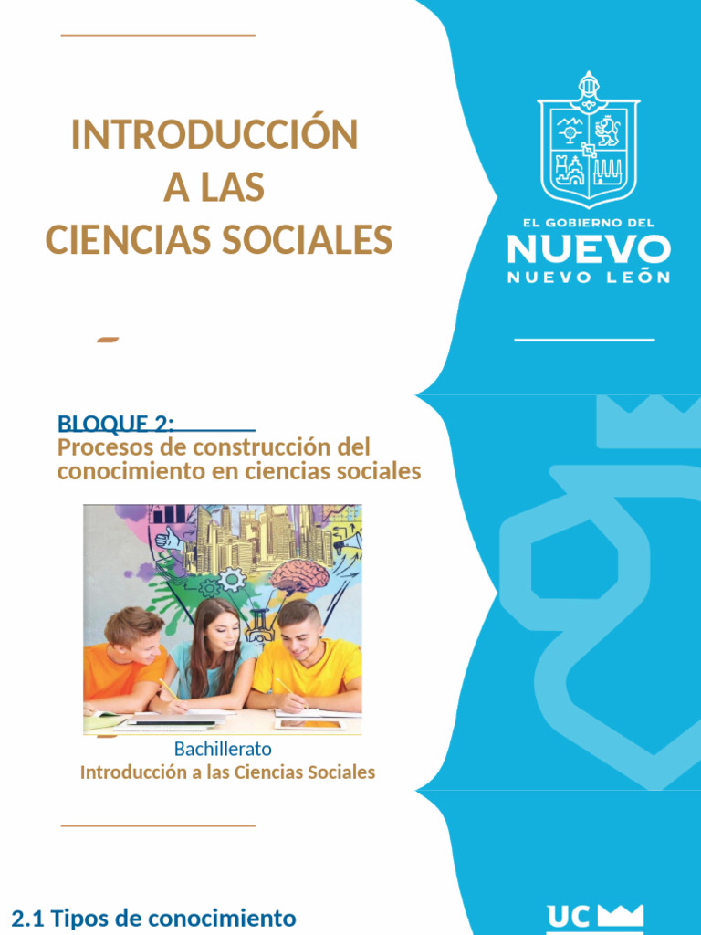 ICS BLOQUE 2. TEMA 3 (2.1 y 2.2) | PDF | Conocimiento | Sociología
