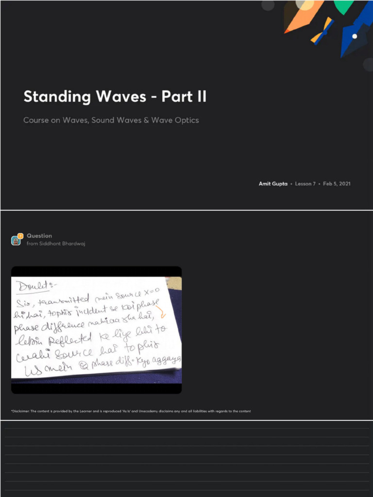 Standing Waves Part II With Anno | PDF