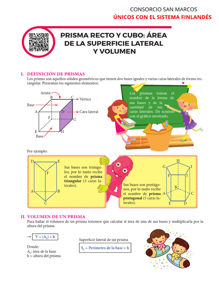 Prisma Recto y Cubo | PDF | Politopos | Formas geométricas