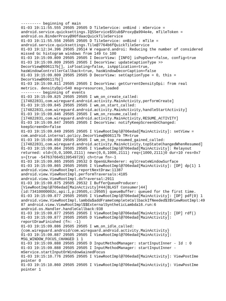 Wireguard Log | PDF | Software | Software Development