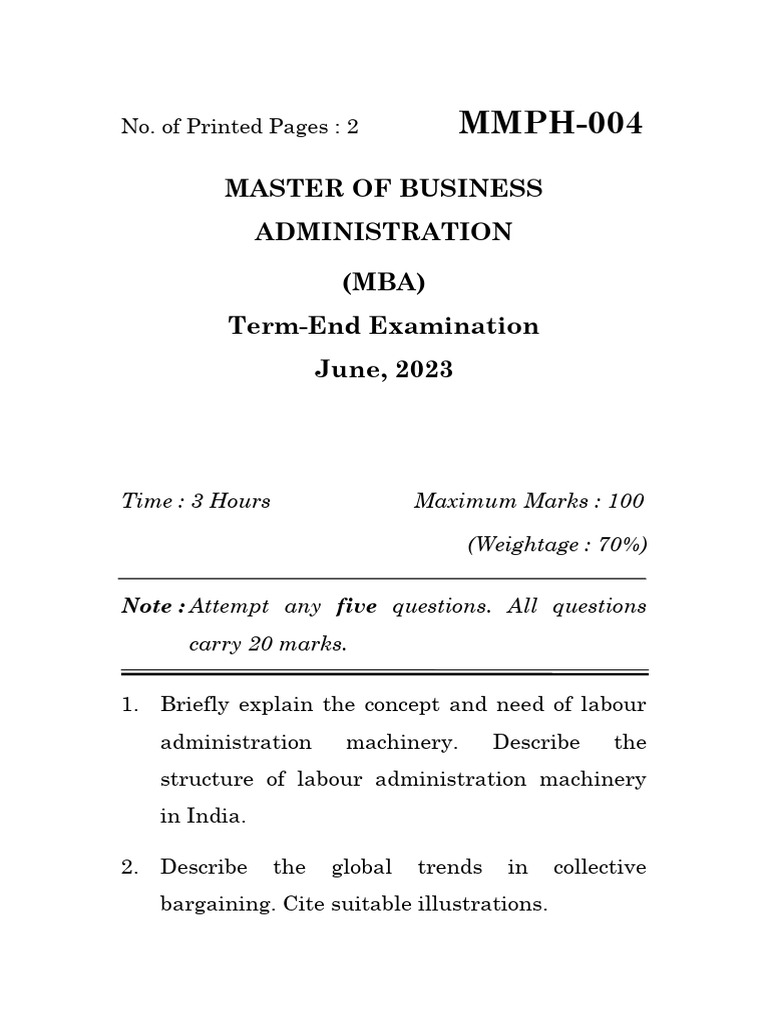 MMPH-004_JUNE_2023 | PDF MMPH-004_JUNE_2023 | PDF