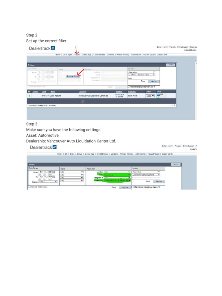 Dealertrack Mining Process | PDF