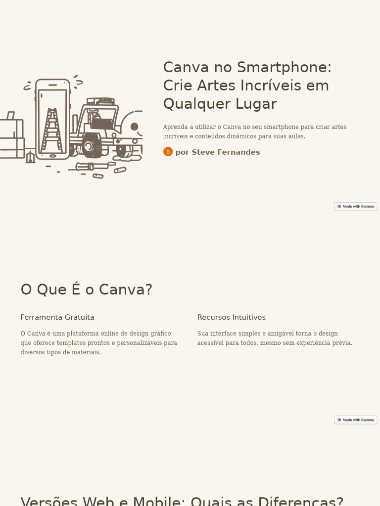 Canva: Criação de Artes no Smartphone | PDF | Imagem | Rede mundial de ...