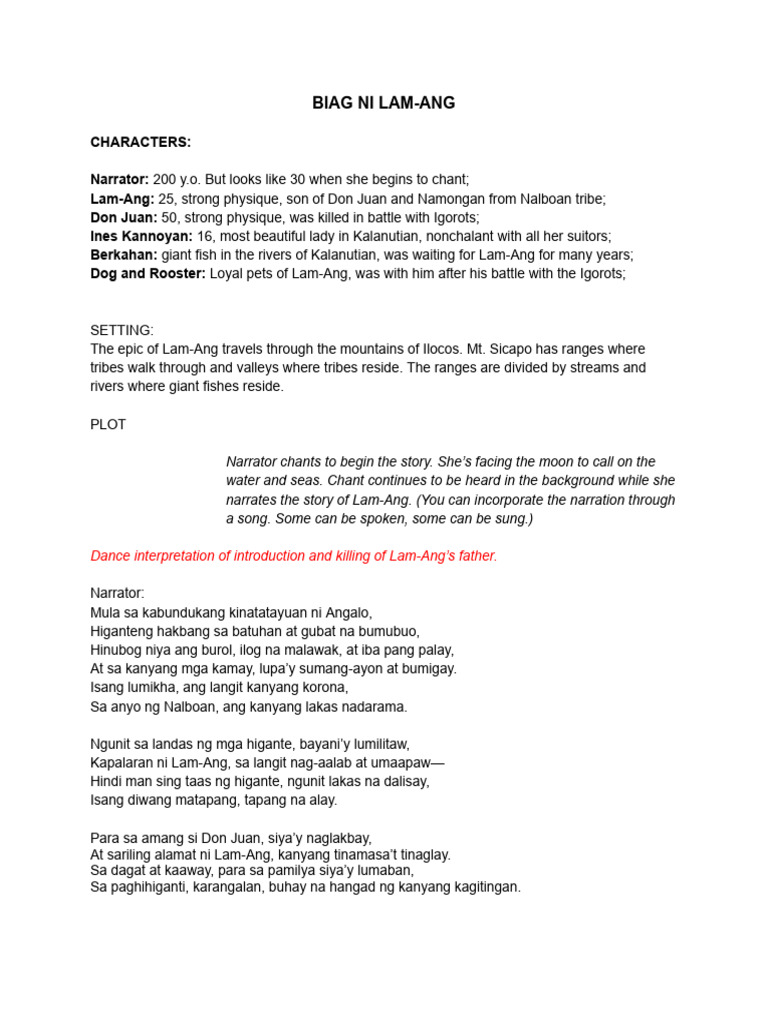 Draft - BIAG NI LAM-ANG | PDF