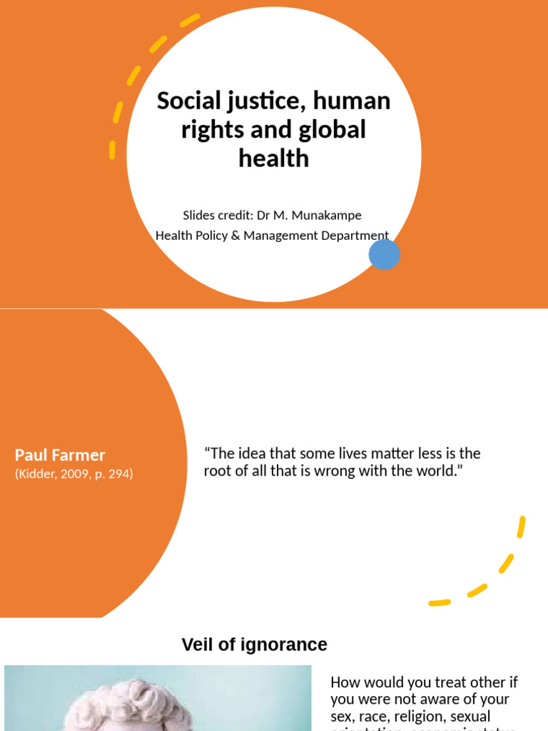Social Justice, Human Rights and Global Health 2 | PDF | Health Equity ...