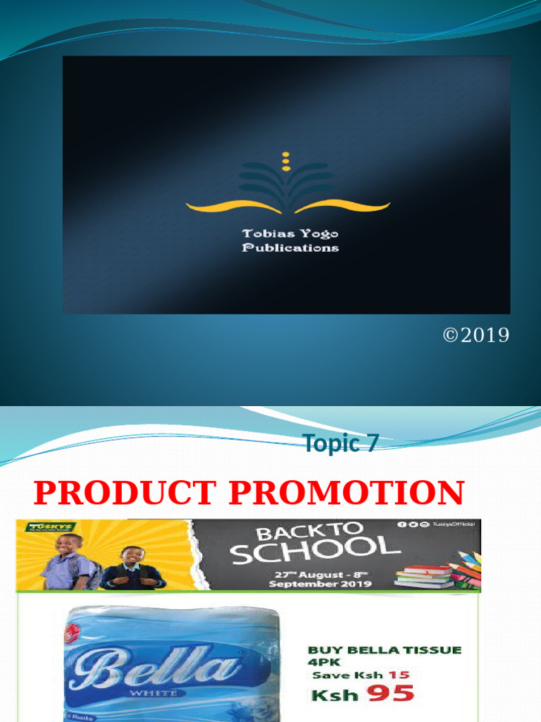 Product Promotion | PDF | Sales | Advertising
