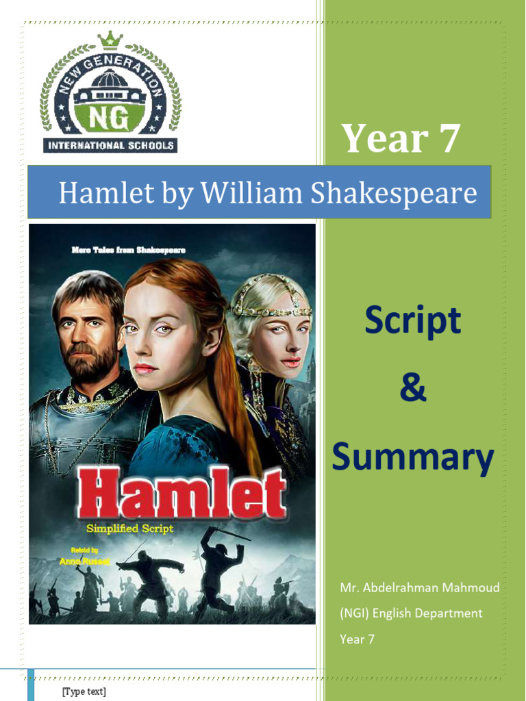 Hamlet, Act 1 | PDF | Hamlet | Ghosts