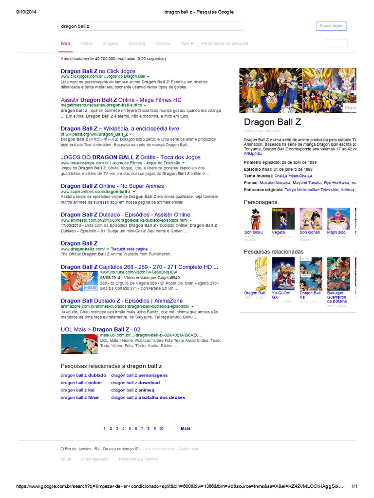 Dragon Ball Z: Downloads e Assistir Dublado | PDF | Dragon Ball ...