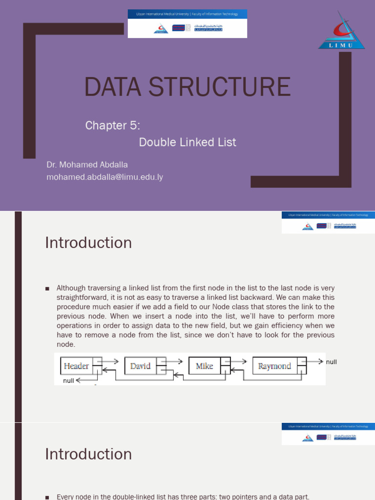 Double Linked List Pdf Pointer Computer Programming Data