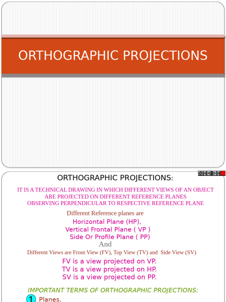 Orthographic Projections | PDF | Classical Geometry | Drawing