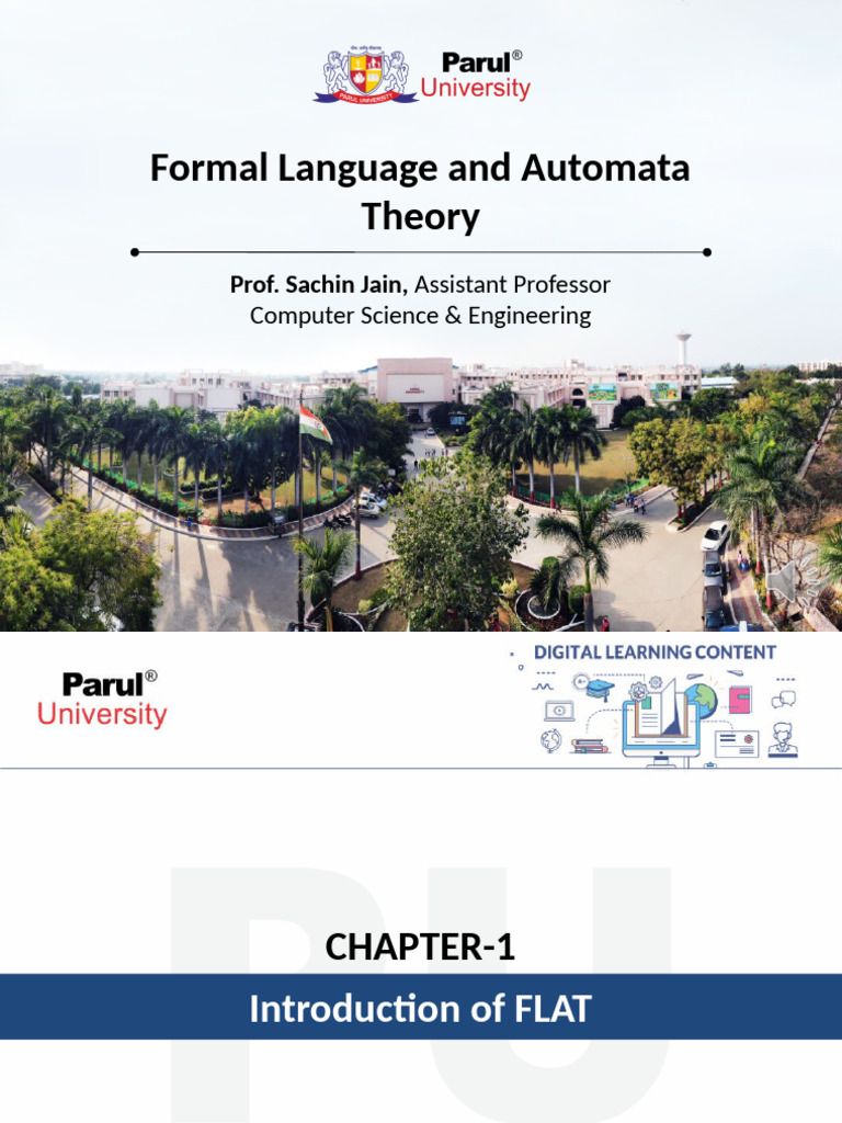 FLAT UNIT-1 | PDF | String (Computer Science) | Automata Theory