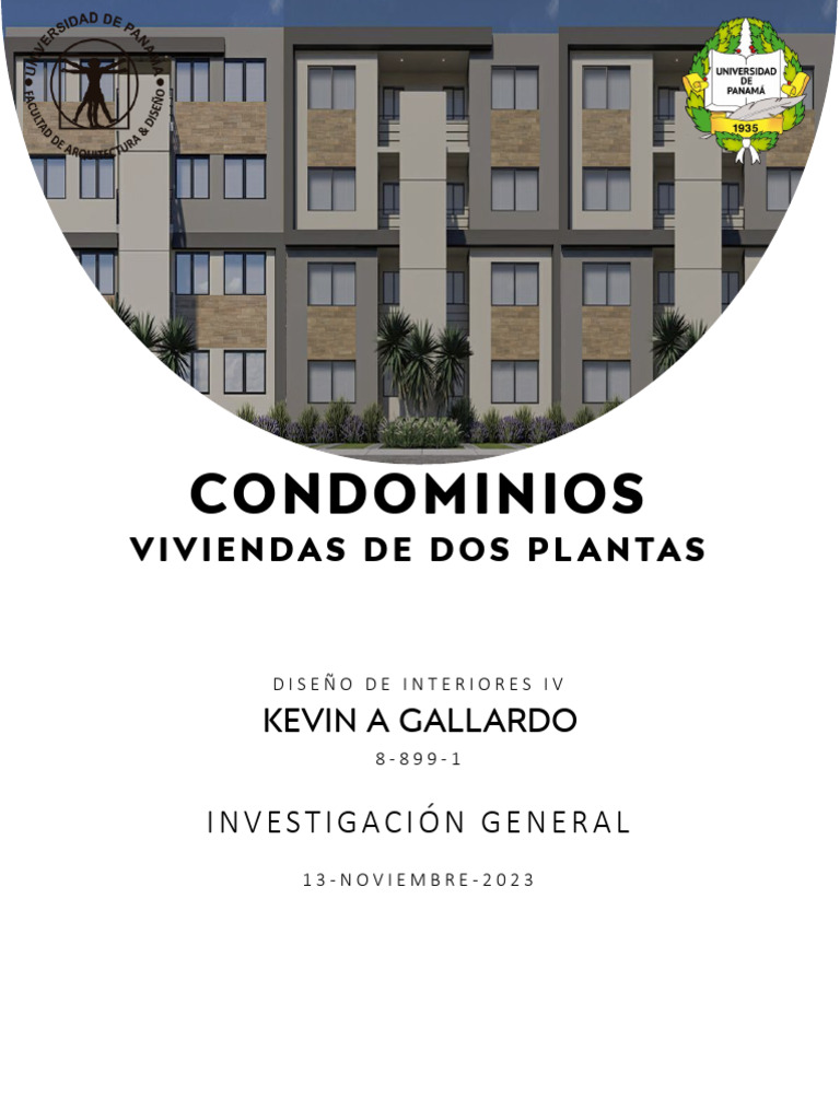 Investigación Iii - Kevin Gallardo 8-899-1 | PDF | Condominio | Apartamento