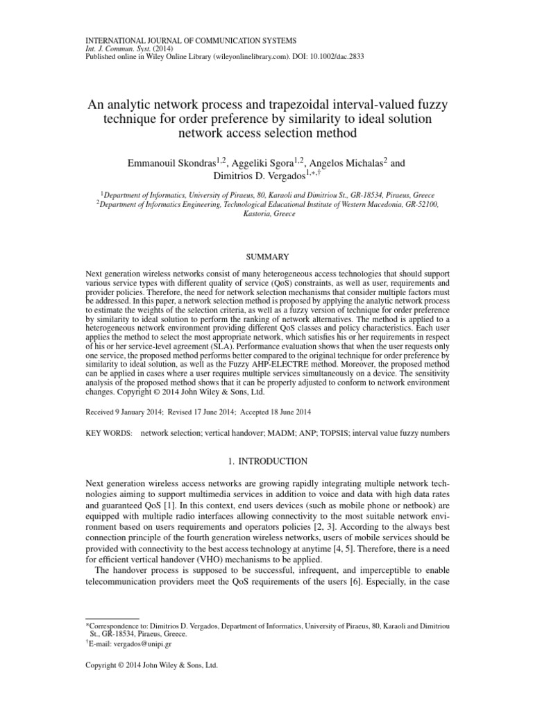 a11_An Analytic Network Process and Trapezoidal Interval-Valued Fuzzy Technique for Order ...