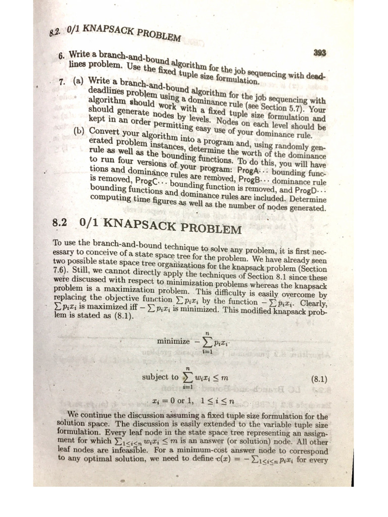 Branch and Bound , Backtracking, Bfs, Dfs | PDF